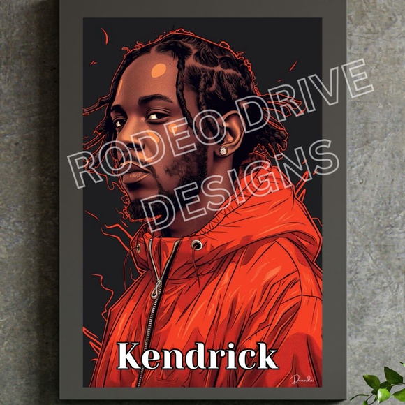 RODEO DRIVE DESIGNS | Art | Kendrick Lamar 1x17 Print Not Like Us Rap ...